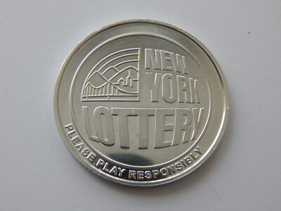 NYS Lottery Scratcher Coin New York Lotto Scratch Off Tokens | eBay