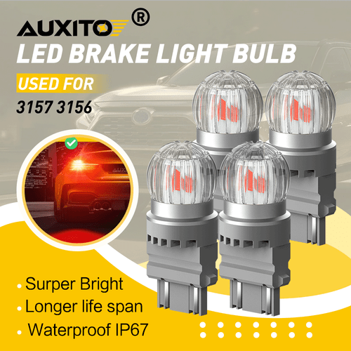 3157 LED Bulbs Brake Stop Light Lamp Red Super Bright 3457 3156 4157 ...