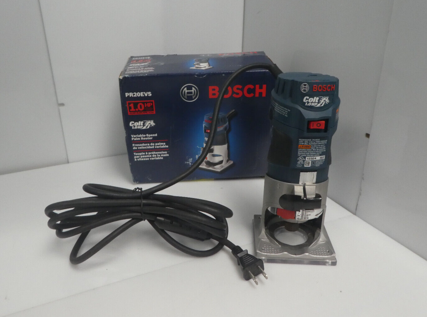 Bosch PR20EVS 1 HP Variable Speed Palm Router ( Tool Only ) Used | eBay