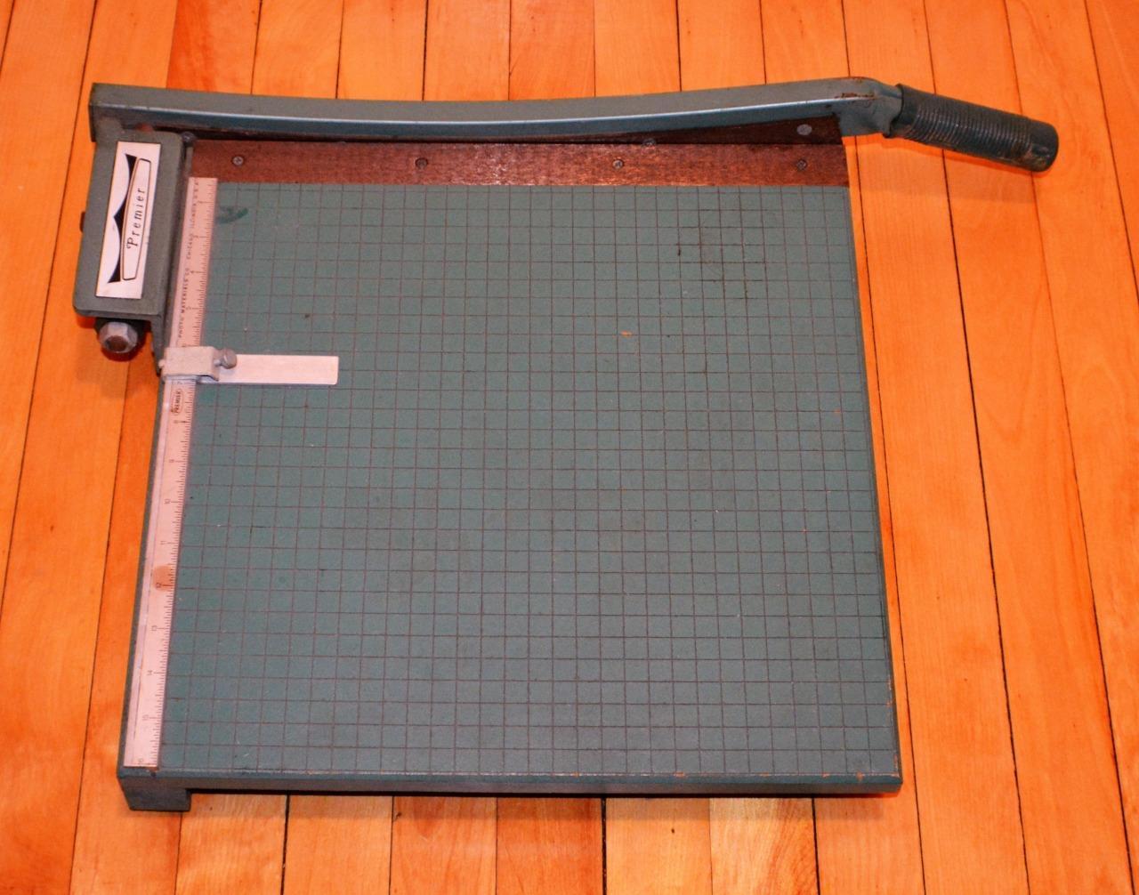 Large Premier 16” Paper Cutter Board Trimmer Photo Materials Co. great ...
