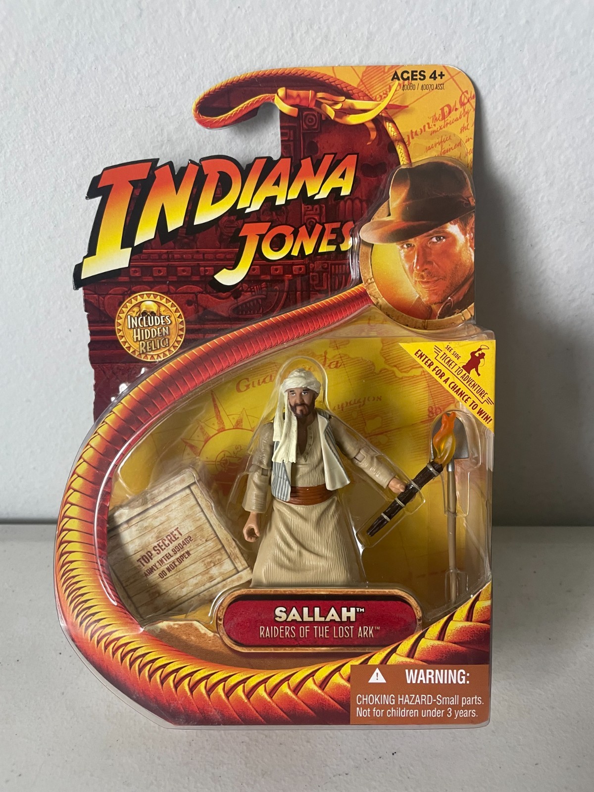 Indiana Jones Raiders of the Lost Ark Action Figure Sallah 2008 READ AD ...