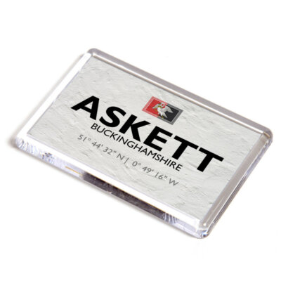 FRIDGE MAGNET - Askett, Buckinghamshire - Lat/Long SP8105 | eBay