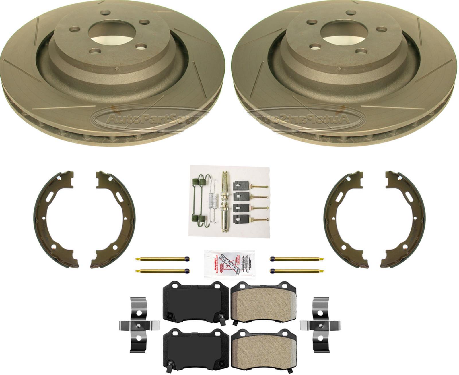 Performance Slotted Brake Rotors & Pads Fits Dodge Charger R/T Scat ...