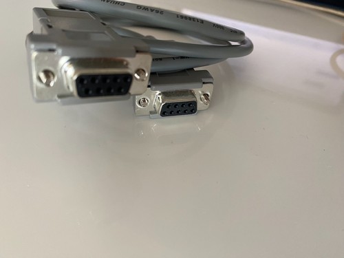 Nullmodem Kabel RS232 DB9 Buchse auf DB9 Buchse, FTA, 28 AWG, grau, 1m ...