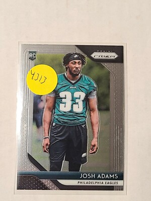 2018 Panini Prizm Josh Adams Rookie Card Philadelphia Eagles | eBay