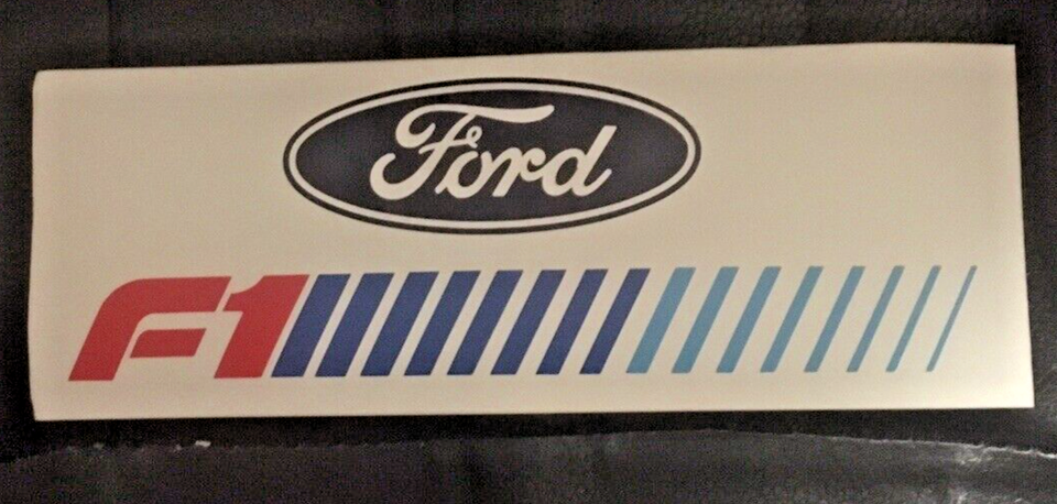 (5) Rare Ford F1 Decal M-1837 A-2 8.5 X 3.25 OEM / Sticker / Out of ...