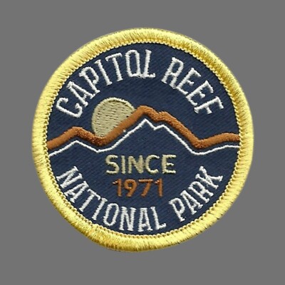 Capitol Reef National Park Patch- Utah Travel Patch Iron On - UT ...