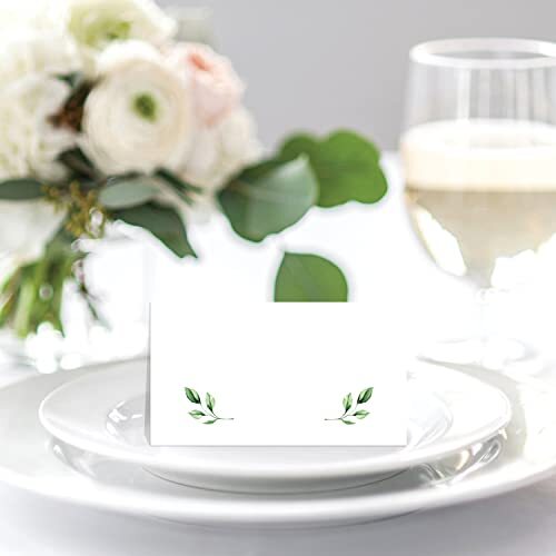 50 Pack Place Cards Table Seating Place Cards for Wedding Buffet ...