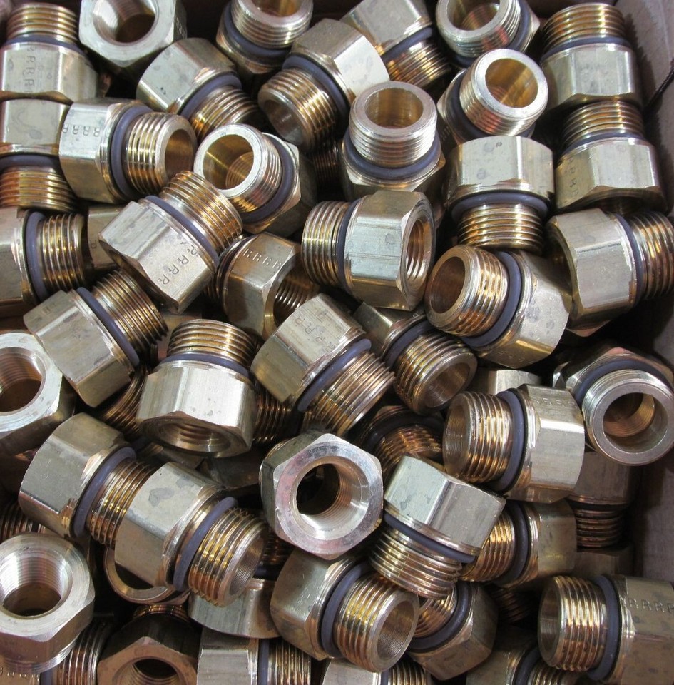 NEW PARKER 222P-8-MI27 ISO PORT ADAPTER M27x2.0 METRIC TO 1/2" FEMALE ...