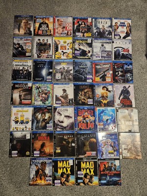 40 Blu Ray/4k Slip Covers Lot Mad Max, Terminator, Godzilla, And More ...