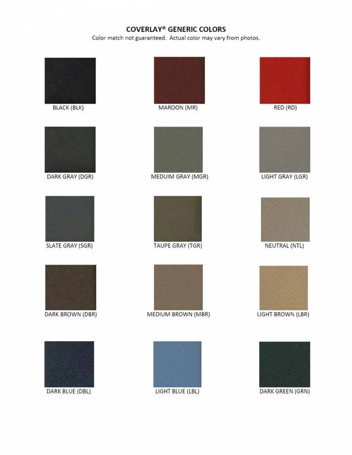 Coverlay 12-103-MR Maroon Dash Cover For 73-79 FORD F-Series Pickup ...