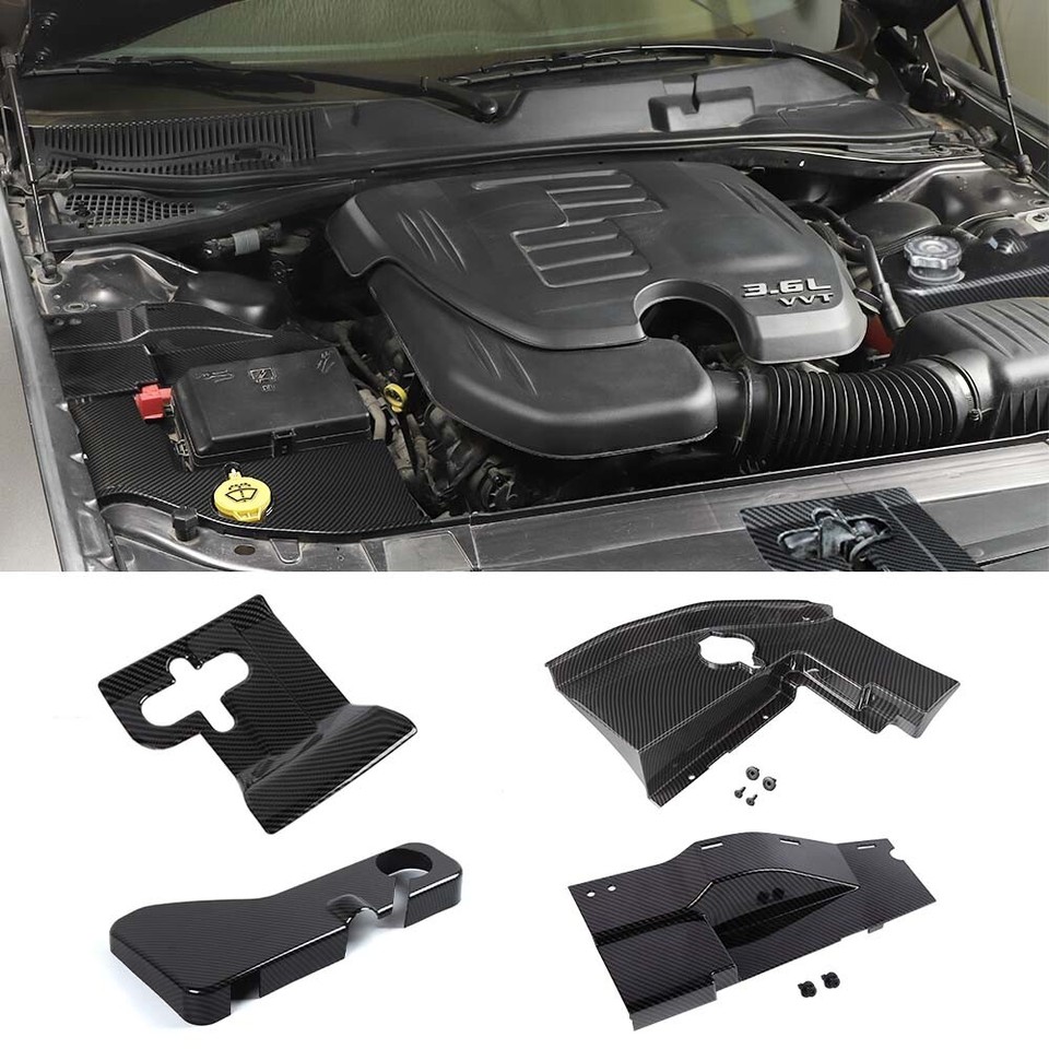 Engine Hood Side anti-Dust Windshield Coolant Cover for Dodge ...