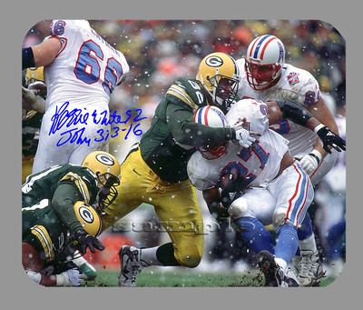 Reggie White Green Bay Packers Facsimile Autographed Mouse Pad Item ...