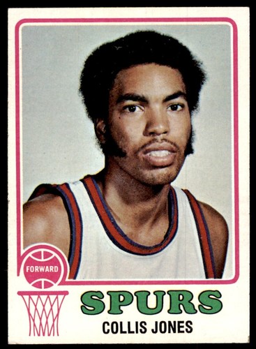 1973-74 Topps Basketball Card Collis Jones C San Antonio Spurs #246 | eBay