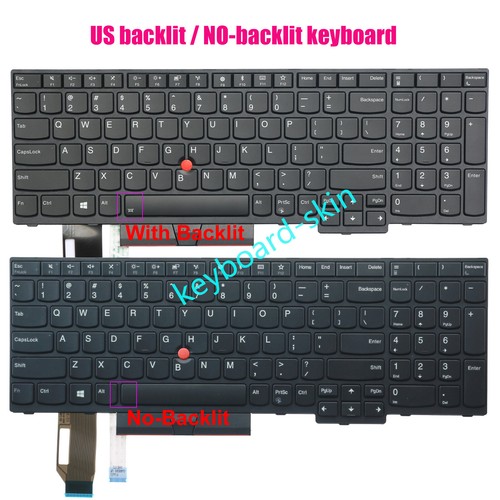 New US keyboard backlit / no-backlit for lenovo IBM Thinkpad P53 P53S ...