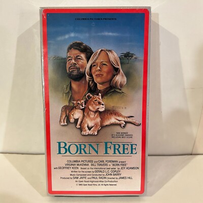 Born Free 1965 ©1984 Virginia McKenna Bill Travers *SEALED BUY 2 GET 1 ...