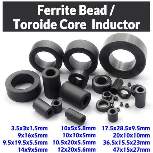 Ferrite Bead 3.5x3x1.5mm to 47x15x27mm Toroide Core Inductor Ring ...