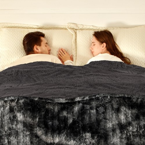 Electric Blanket Queen Size 84"x 90", Dual Controllers Heated Blanket ...