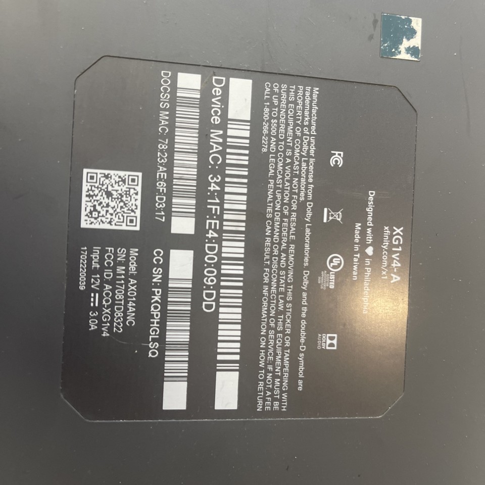 xfinity XG1v4-A | eBay