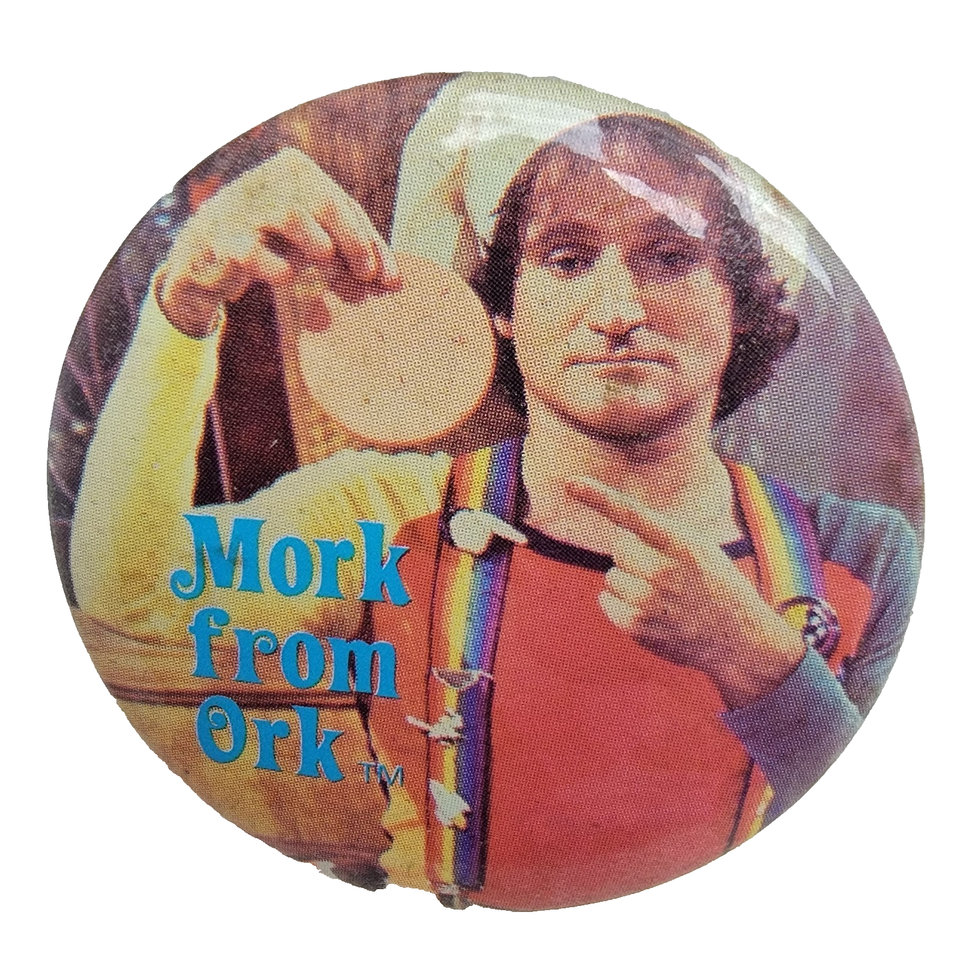 "Mork and Mindy" Mork from Ork - Pinback Buttons Vintage 1979 Robin ...