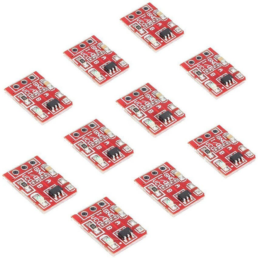 10pcs TTP223 Capacitive Touch Switch Button Self-Lock Module Sensor for ...