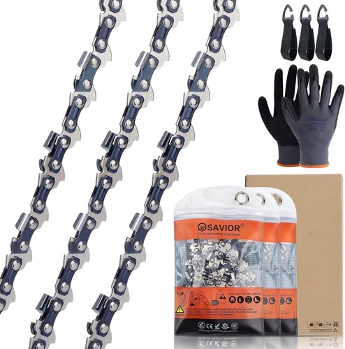 Savior S63 18 Inch Chainsaw Chain for Worx WG304 WG304.1, 18" 18 inches ...
