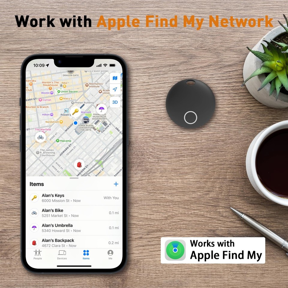 Air Tracker Tags-4 Pack [Apple MFi Certified] (iOS Only), Smart ...