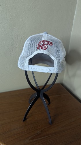 Alabama Crimson Tide A Bama Elephant Gray White Red Mesh Ball Cap ...