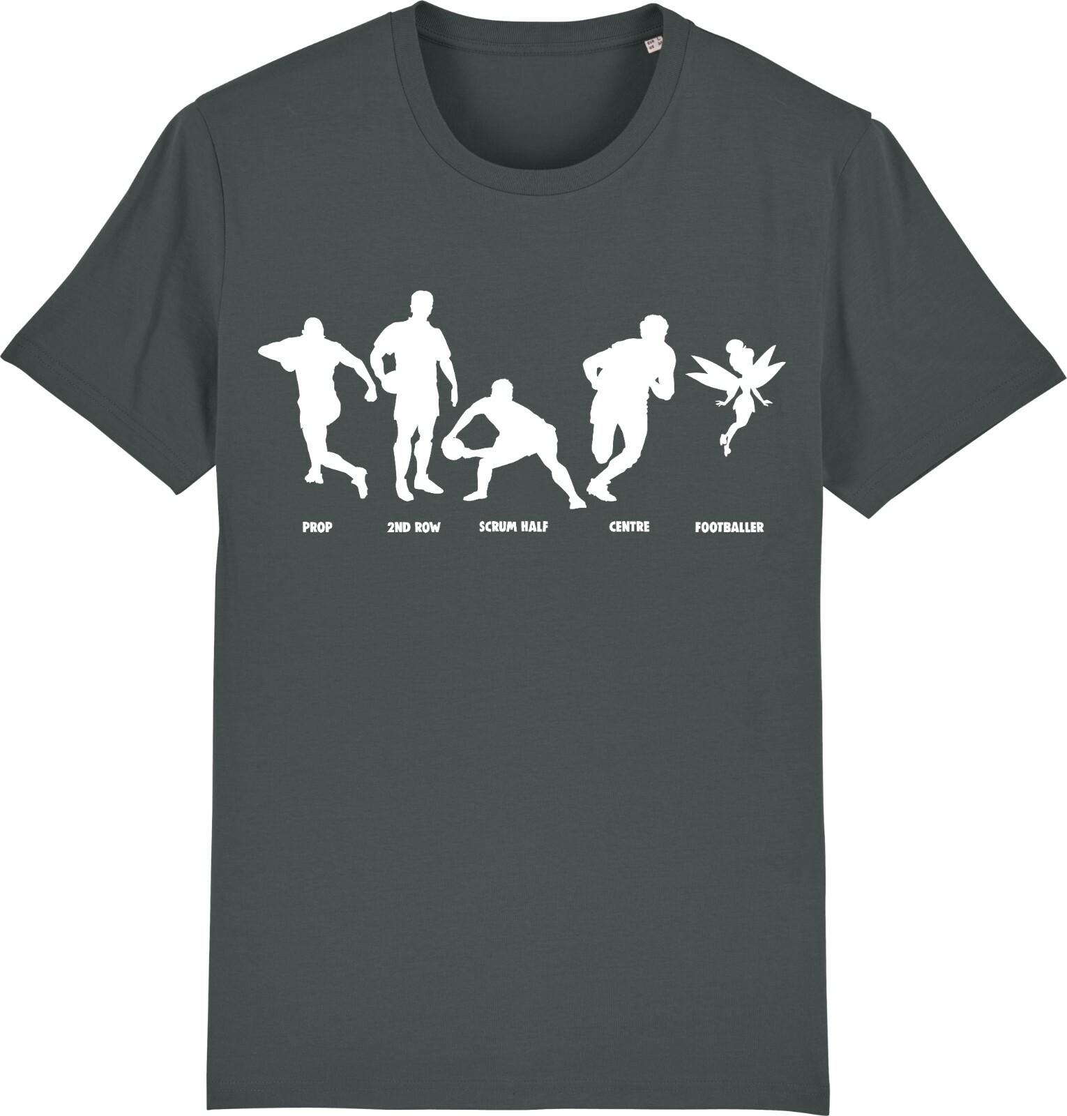Rugby Player VS Footballer... Funny Fairy Scrum Prop Joke T-Shirt | eBay