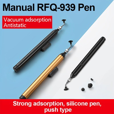 Vacuum Pen Kit With 3 Suction Cups IC SMD Tweezers Desoldering Pen ...