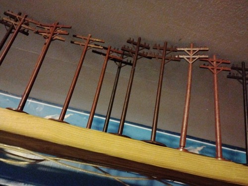 Lionel O Gauge Set Of 12 Telephone Poles 6-62181 | eBay