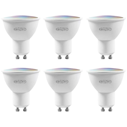VTAC RGB Smart Dimmable Spotlight Bulbs 5.5Wlt GU10 Illuminated with ...