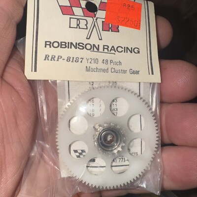 ROBINSON RACING RRP-8187 Y210 48 PITCH MACHINED CLUSTER GEAR 87T SPUR ...