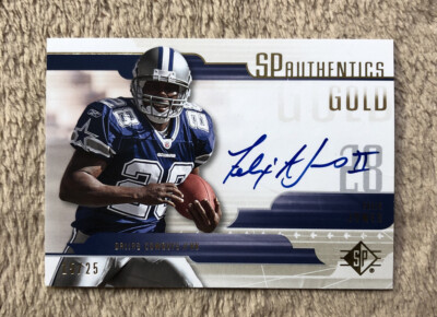 *2008 SP Authentics Autographs GOLD #SP-FJ Felix Jones Auto 15/25 ...