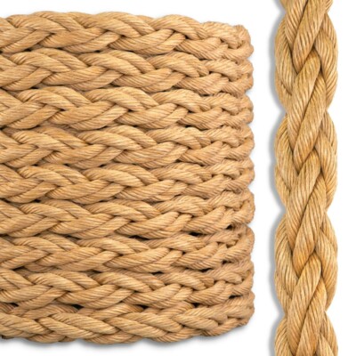 8 strand plaited Promanila Rope Unmanila Synthetic Decorative Deck Dock ...