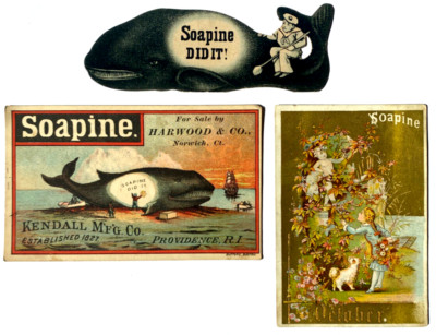 Soapine Trade Cards Die Cut Whale | eBay