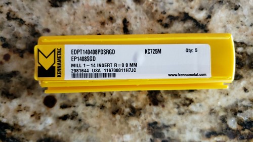 KENNAMETAL EDPT140408PDSRGD KC725M CARBIDE INSERTS | eBay