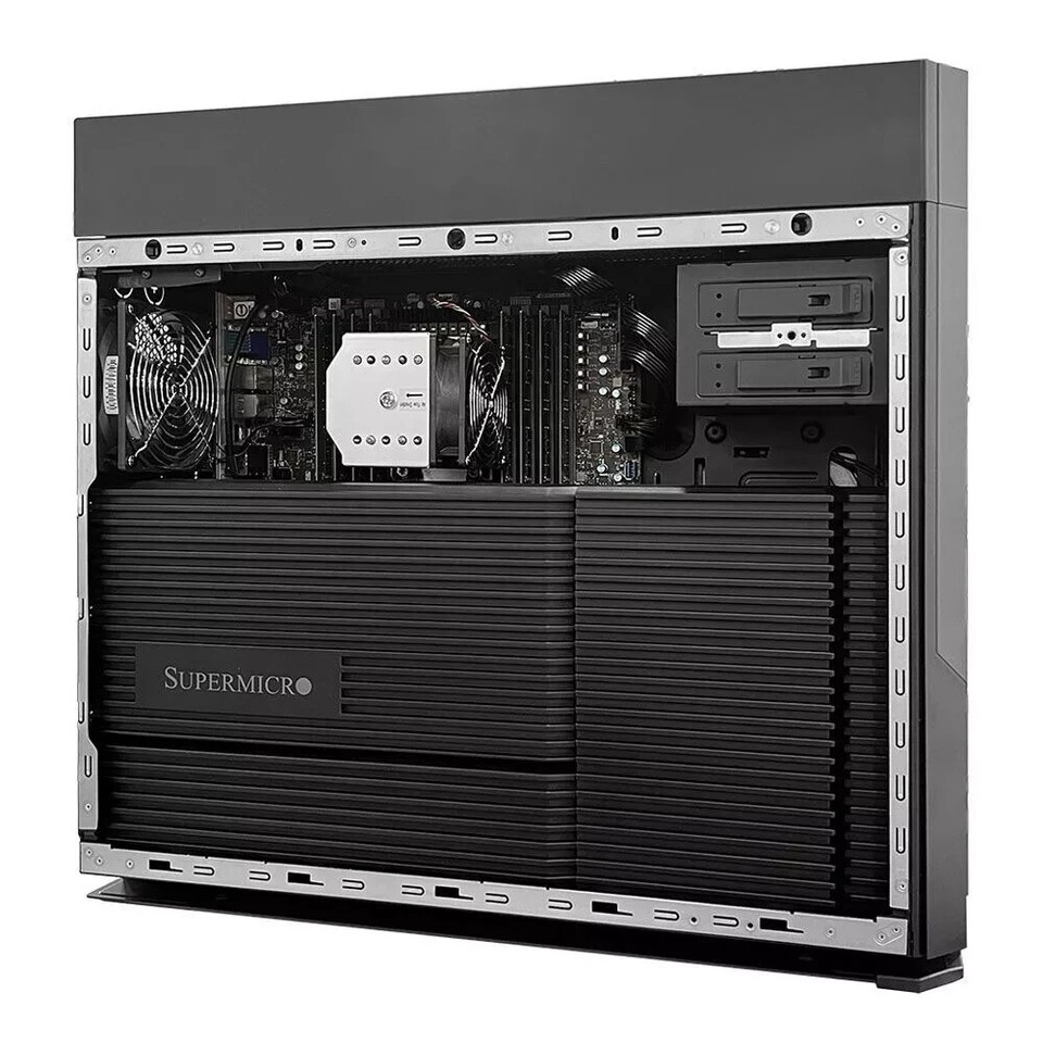 Supermicro Workstation Xeon Gold 6312U 2.4GHz 24C 128GB 2TB +4TB RTX ...