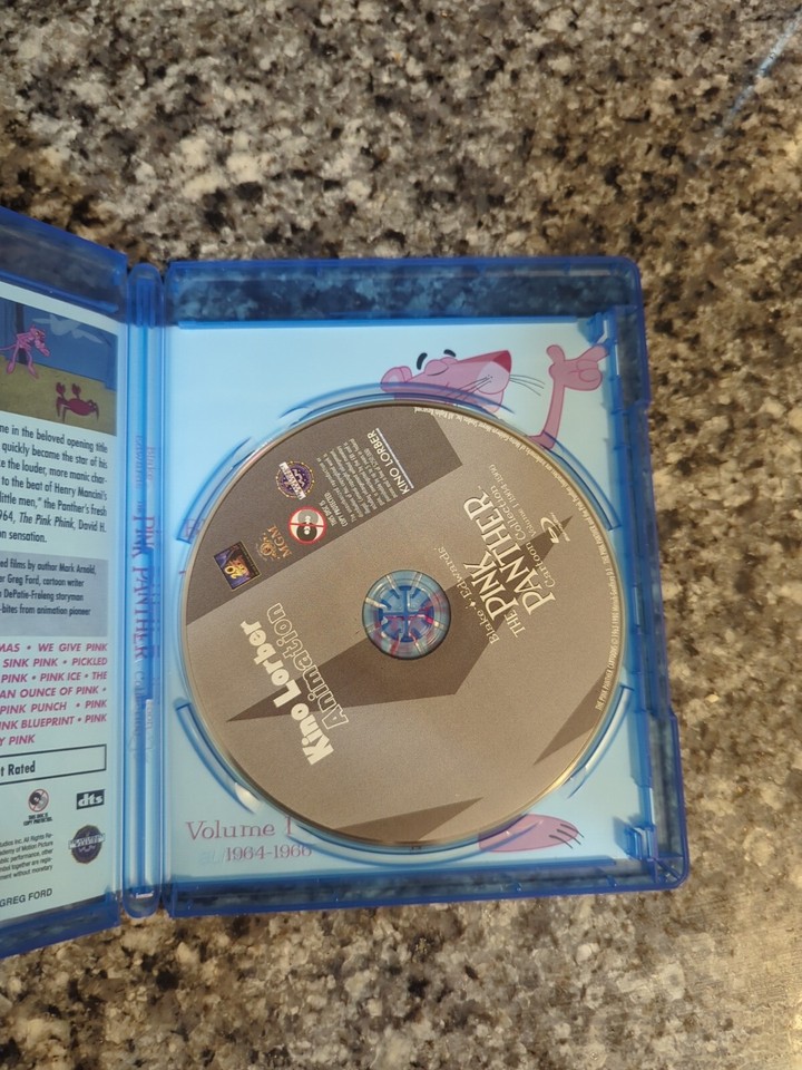 THE PINK PANTHER CARTOON COLLECTION VOLUME 1 ONE 1964-1966 BLU RAY 2018 ...