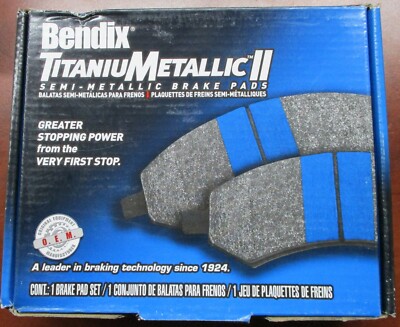 NEW TITANIUMETALLIC II FRONT BRAKE PADS MKD915AIQ / D915A FITS VEHICLES ...