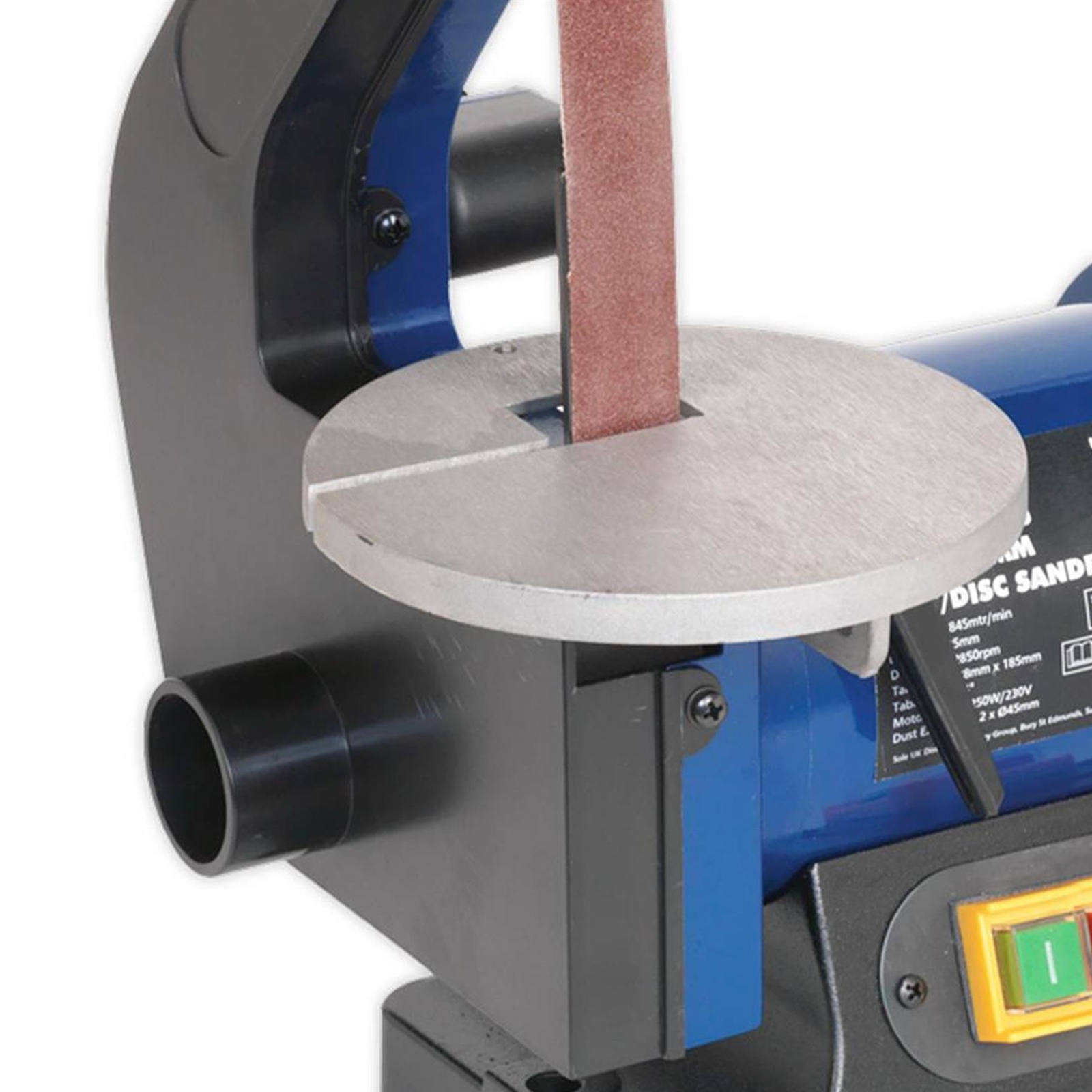 Bench Mounting Belt/Disc Sander 25 x 762mm / 125mm Heavy Duty Powerful ...