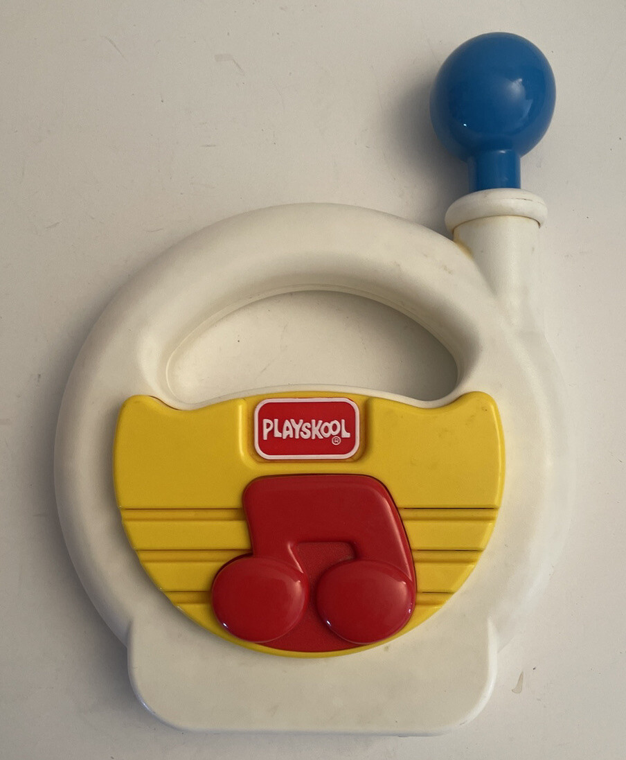 Vintage Playskool 1992 Rockin Radio 5417 Musical Note Works Baby Toy ...