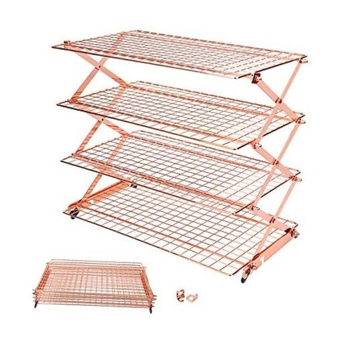2/3/4-Tier Collapsible Cooling Rack with Adjustable 3 Setting Design | eBay