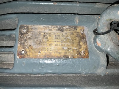 Toshiba 75 HP 230/460 Volts 3600 RPM 365TS Frame AC Motor B0752FLG3U3 ...