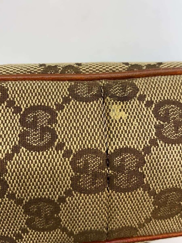 GUCCI handbag handbag_eclipse_GG canvas Brown total pattern Used | eBay