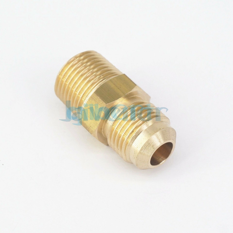 Flare UNF Thread x NPT Male Thread Brass SAE 45° Flare Pipe Fitting | eBay