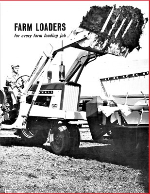 IH International Farm Loaders for Farmall Tractors Brochure Cub 424 504 ...