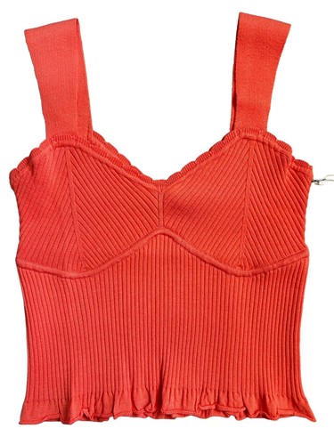 ONE GREY DAY NWT SWEETHEART NECKLINE, PREPPY CORAL HEART SHAPE TANK TOP ...