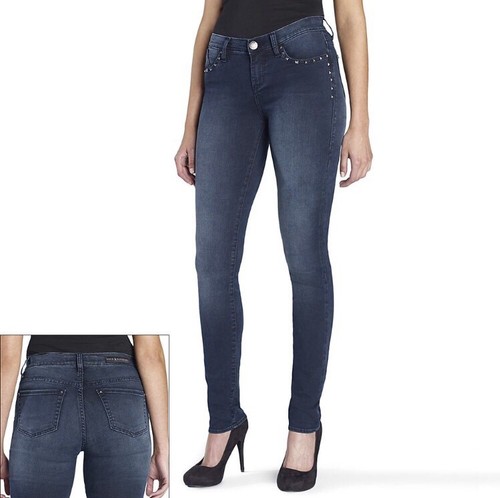 ROCK & REPUBLIC Skinny JEANS Size: 10 (MEDIUM) New SHIP FREE Studded ...
