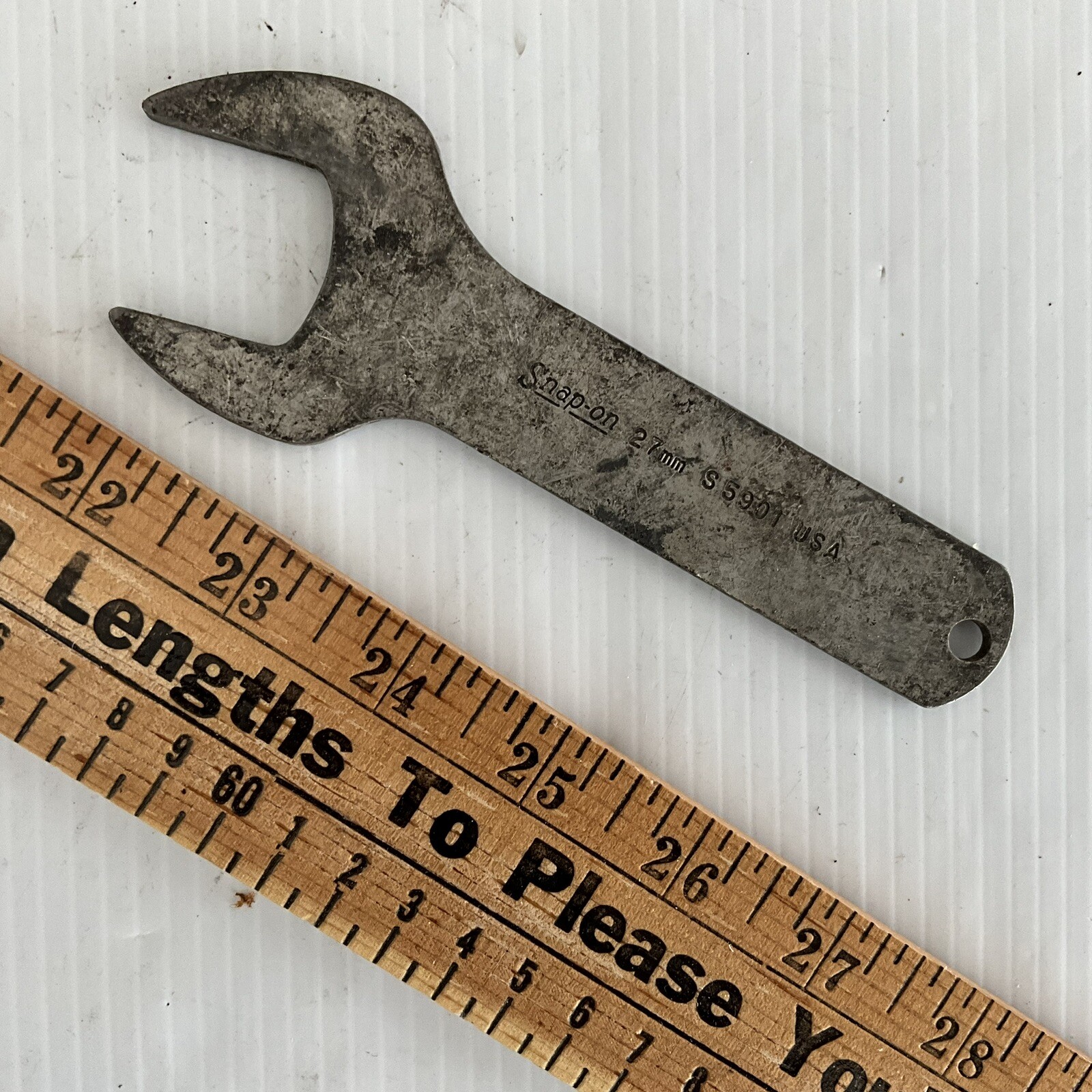 Vtg 1960's Snap-on 27mm VW Wheel Bearing Wrench S5901 USA VOLKSWAGEN ...